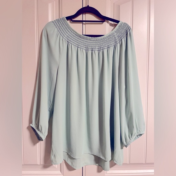 LOFT | Tops | The Loft Mint Green Blouse | Poshmark